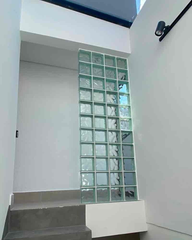 Bloco de Vidro Ondulado 19x19x8cm - Modelo Ibravir Fabricado no Brasil