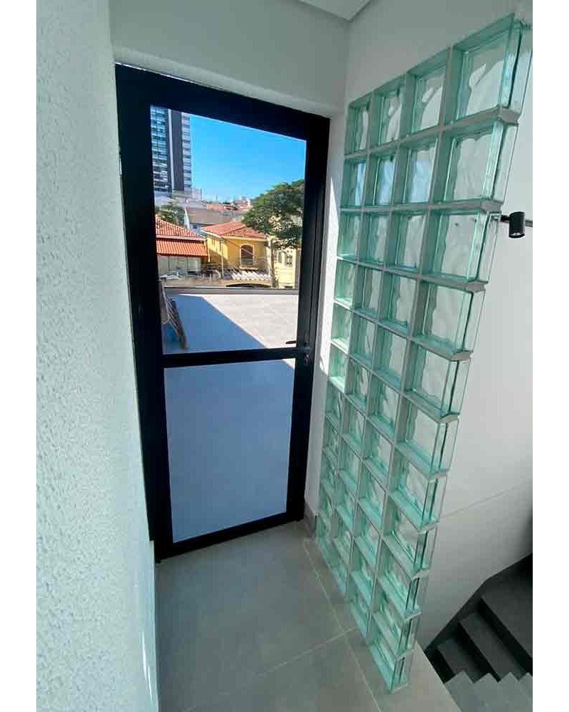 Bloco de Vidro Ondulado 19x19x8cm - Modelo Ibravir Fabricado no Brasil