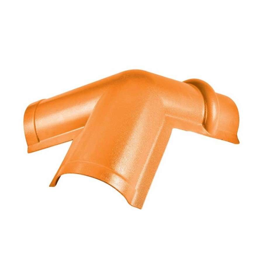 Cumeeira Triangular de PVC p/ Telha Tipo Colonial - 55x45cm - Cerâmica ...