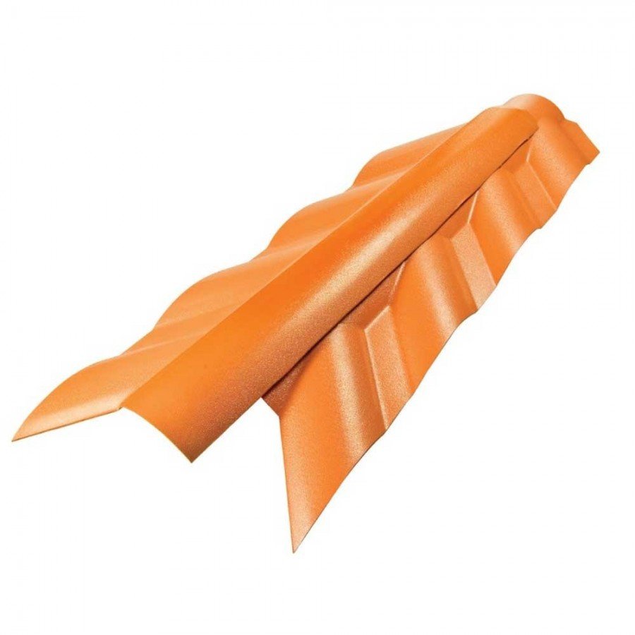 Cumeeira Lateral Articulada de PVC p/ Telha Tipo Colonial - 116x44cm ...