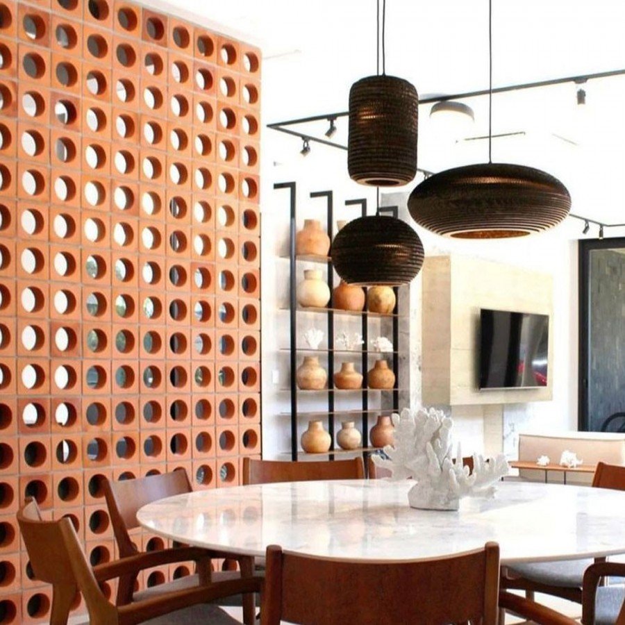 Tijolo Vazado Cobogó Rústico Mercúrio - Cerâmica Martins