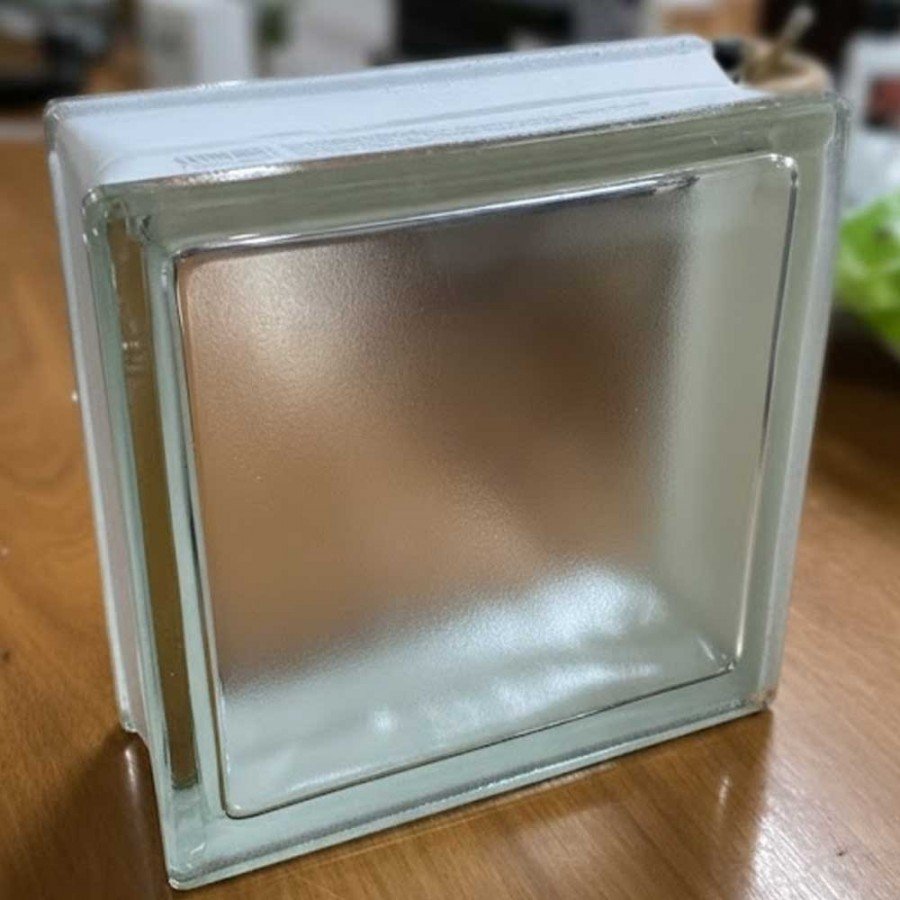 Bloco de Vidro Fosco 19x19x8cm - Modelo Jateado Artic Seves Glass Block ...